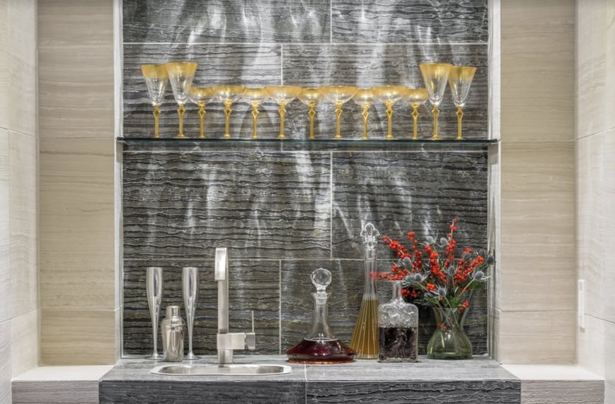 10 Bold Bar Backsplashes We Love