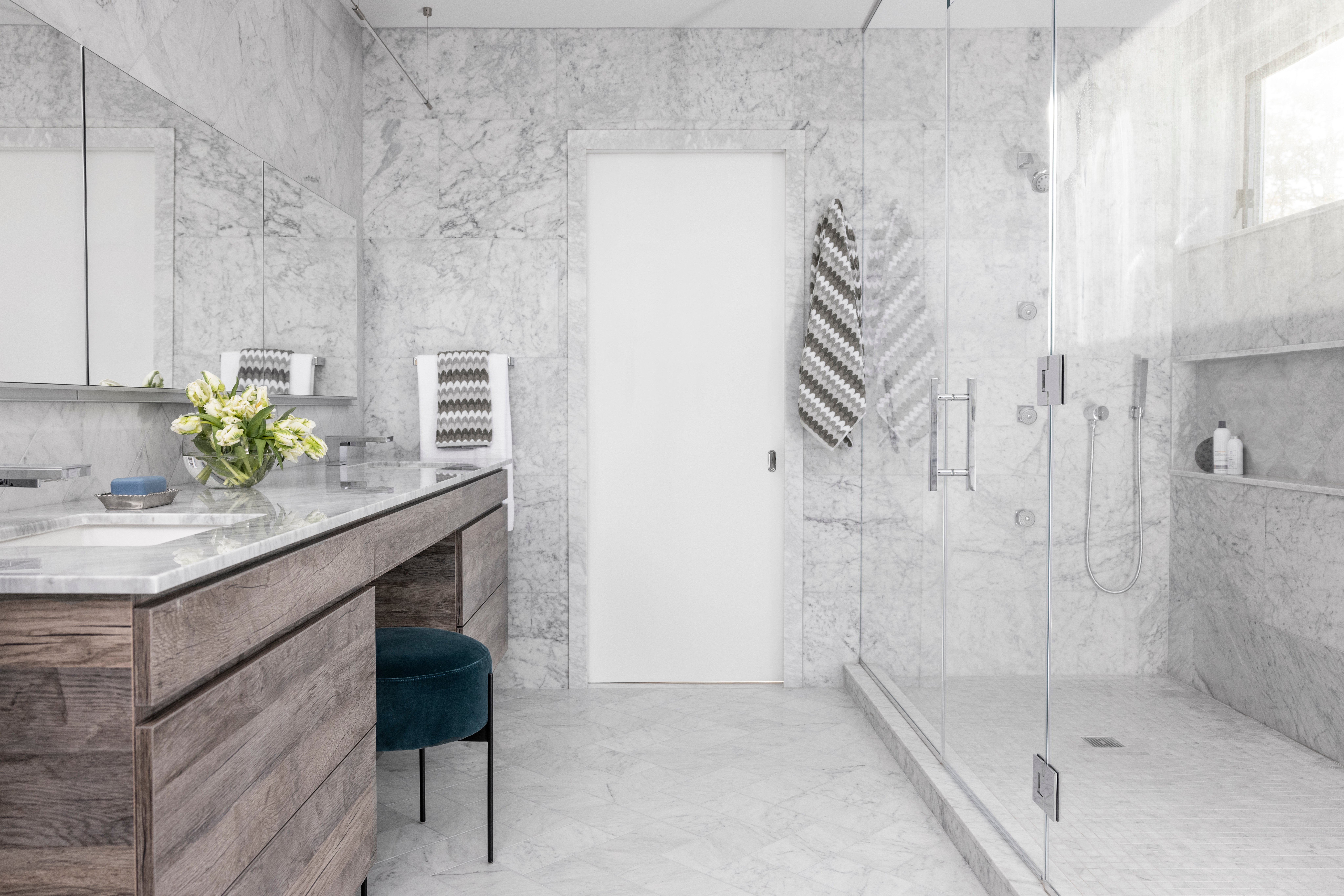 Guest Blog: White Marble in Showers