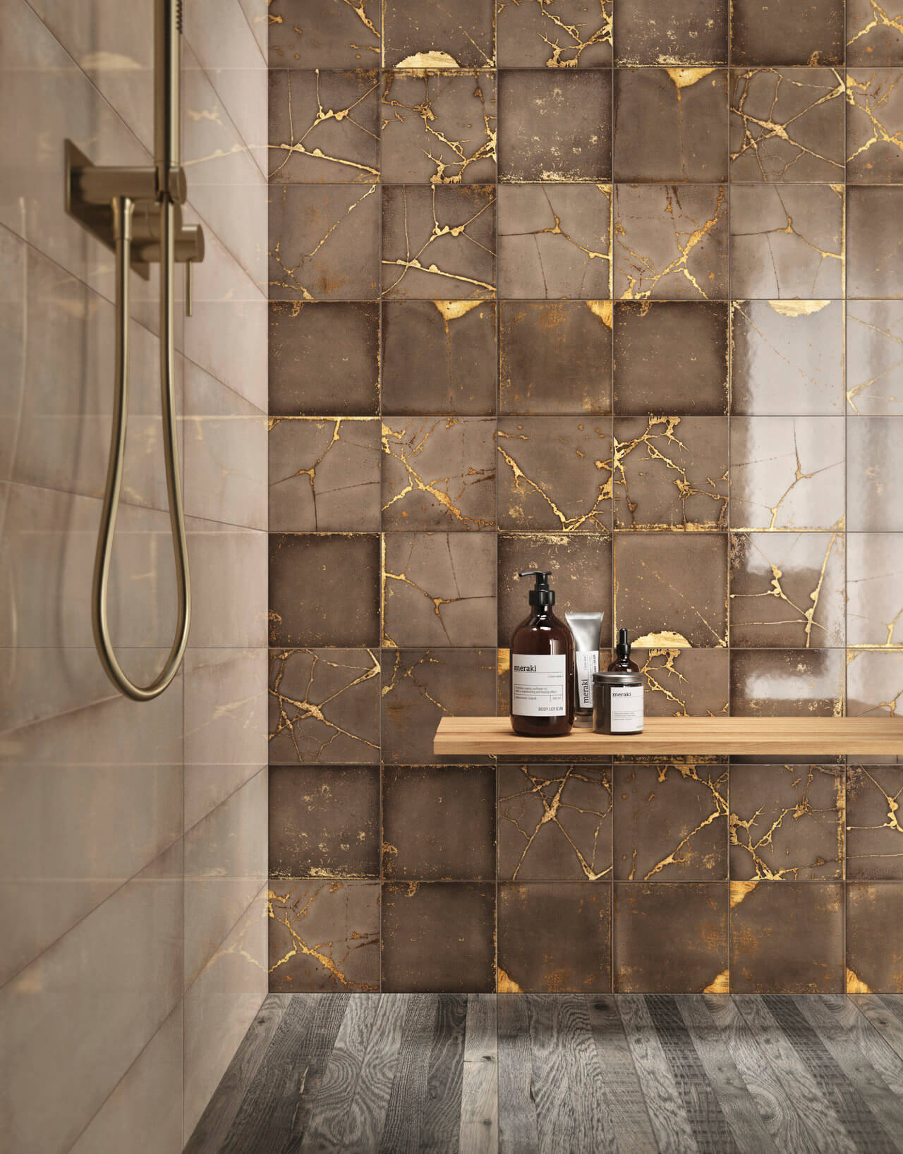 Kintsugi Inspired Tile Ideas For The Home | Decorative Materials